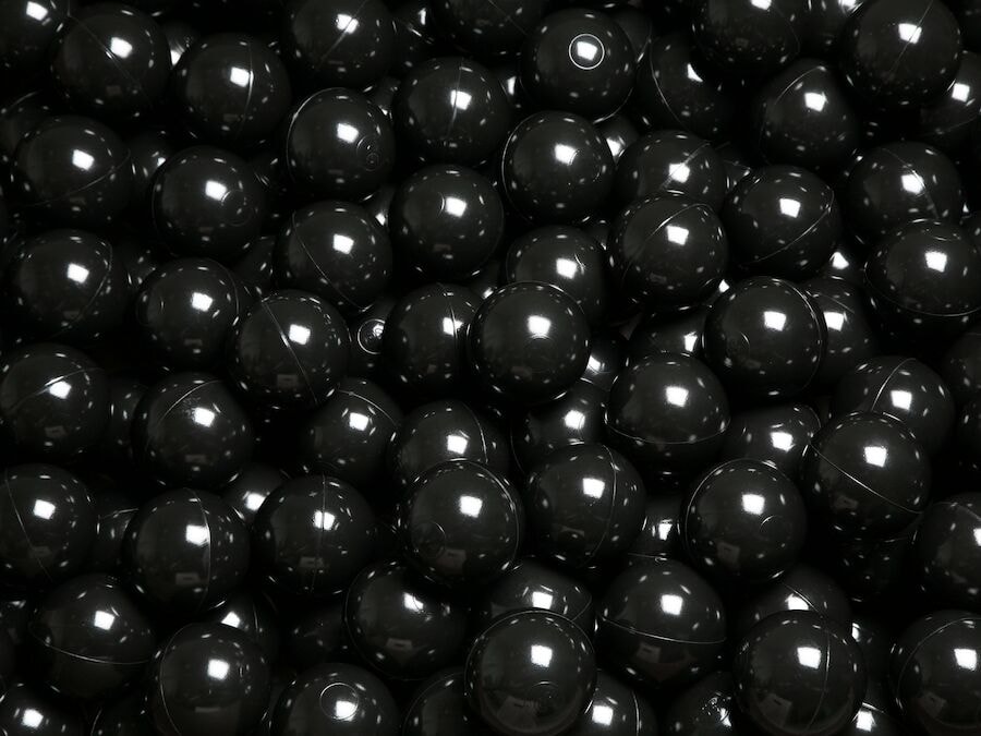 Kúlur fyrir kúlugryfjuna 60 mm, svartar 500 stk. í poka - Á. Óskarsson ...