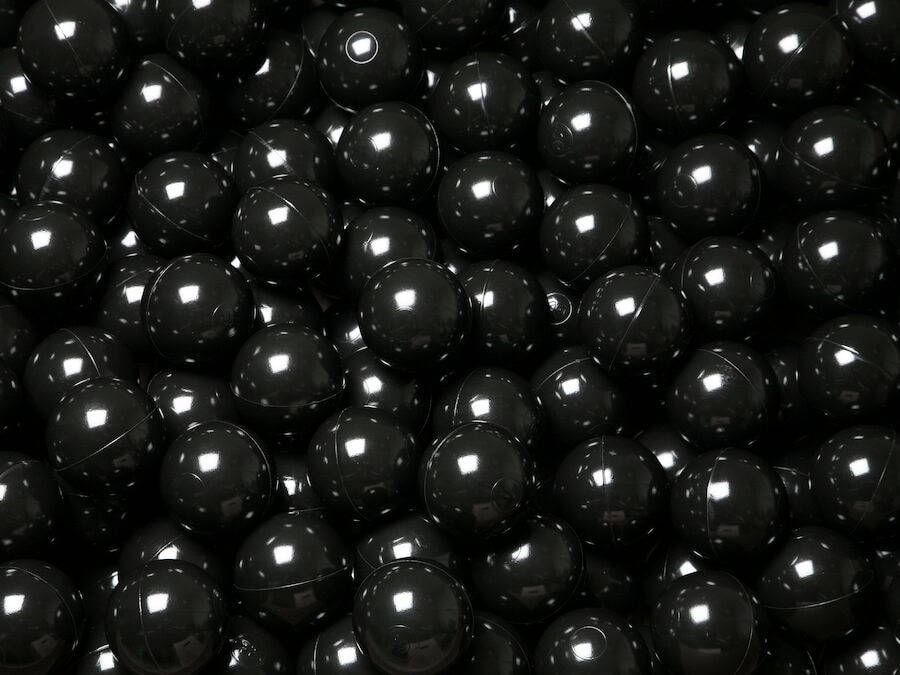 Kúlur fyrir kúlugryfjuna 70 mm, svartar 500 stk. í poka - Á. Óskarsson ...